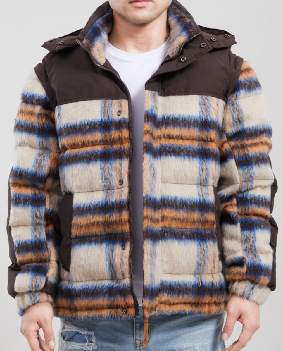 ROKU STUDIO MEN 2022 DETACHABLE SLEEVES SOHO FLANNEL PUFFER – D2ICHI ...