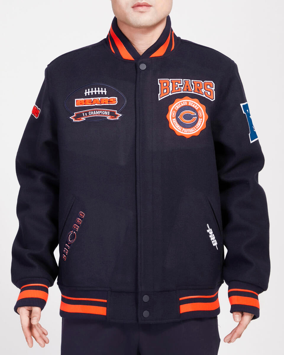 PROMAX CHI BEARS CREST WOOL VARSITY JACKET – D2ICHI - Official Store ...