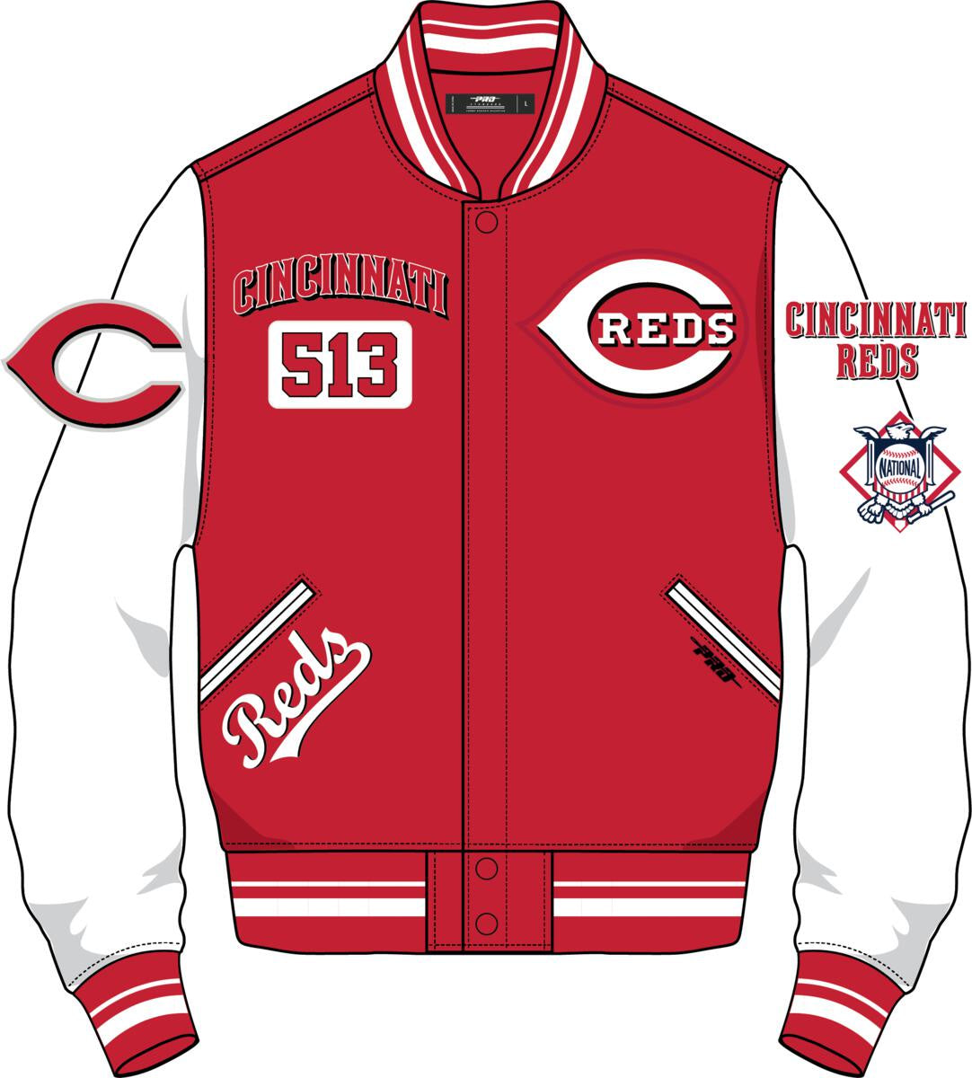PRO STANDARD MEN CINCINNATI REDS AREA CODE VAR JACKET – D2ICHI ...