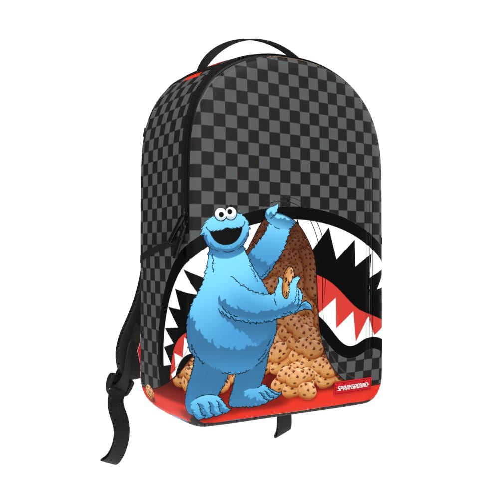 SPRAYGROUND SESAME STREET COOKIE MONSTER SNEAKING A BITE DLXSV BACKPAC ...