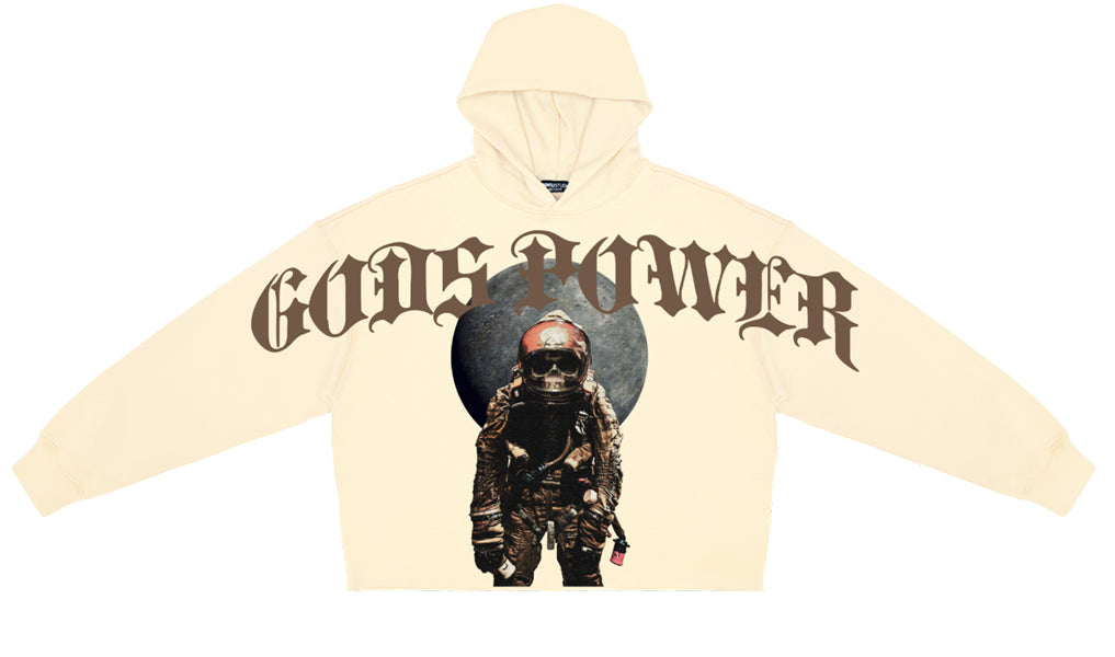 ROKU STUDIO MEN GODS POWER CROPPED DROP SHOULDER HOODIE – D2ICHI ...