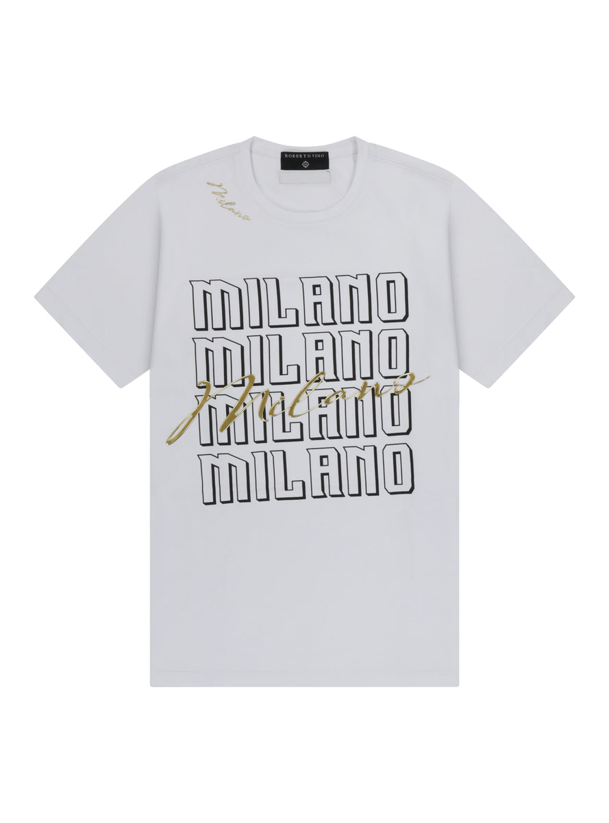 ROBERTO VINO MEN MILANO FRONT S/S TEE – D2ICHI - Official Store for ...