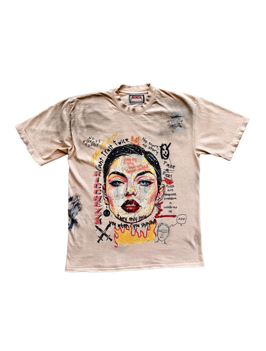 RICCHEZZA MEN CAN'T TRUST TWICE TEE – D2ICHI - Official Store for ...