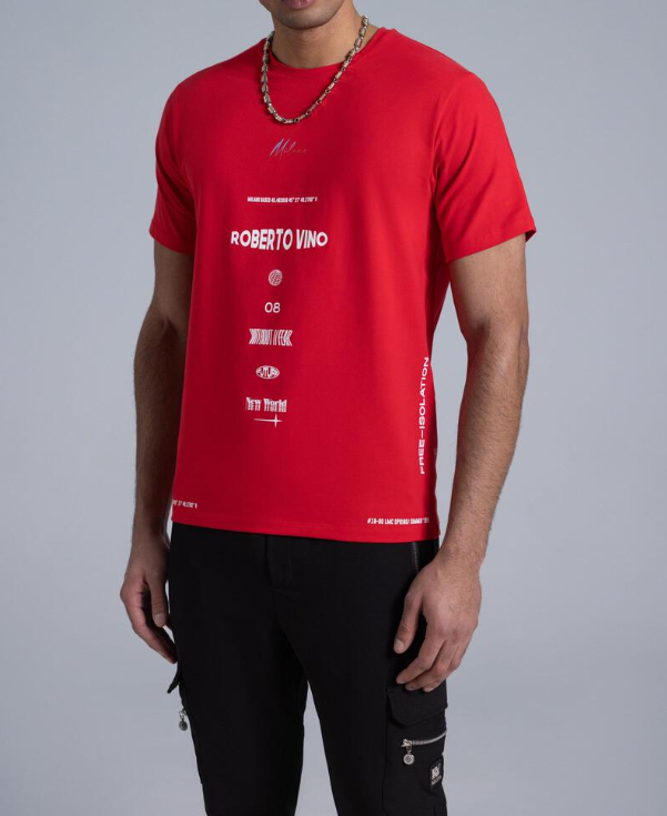 ROBERTO VINO MILANO MEN BIG LOGO S/S TEE – D2ICHI - Official Store for ...