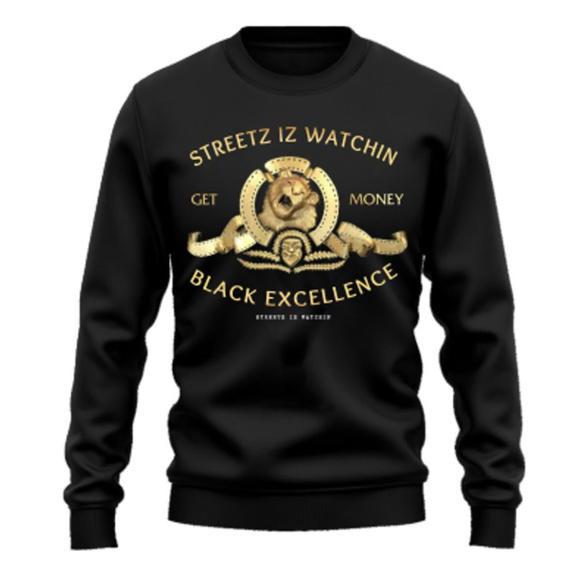 STREETZ IZ WATCHIN MEN LION CREWNECK – D2ICHI - Official Store for ...