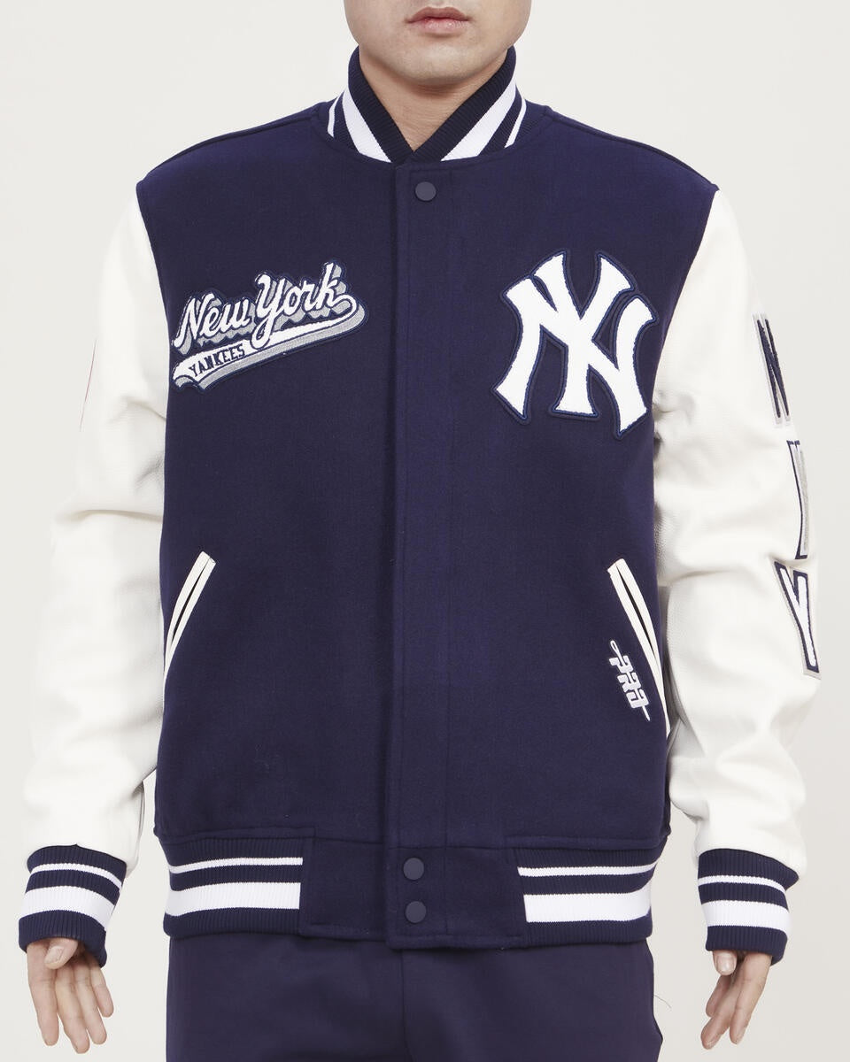 PRO STANDARD MEN NEW YORK YANKEES WOOL VARSITY JACKET – D2ICHI ...