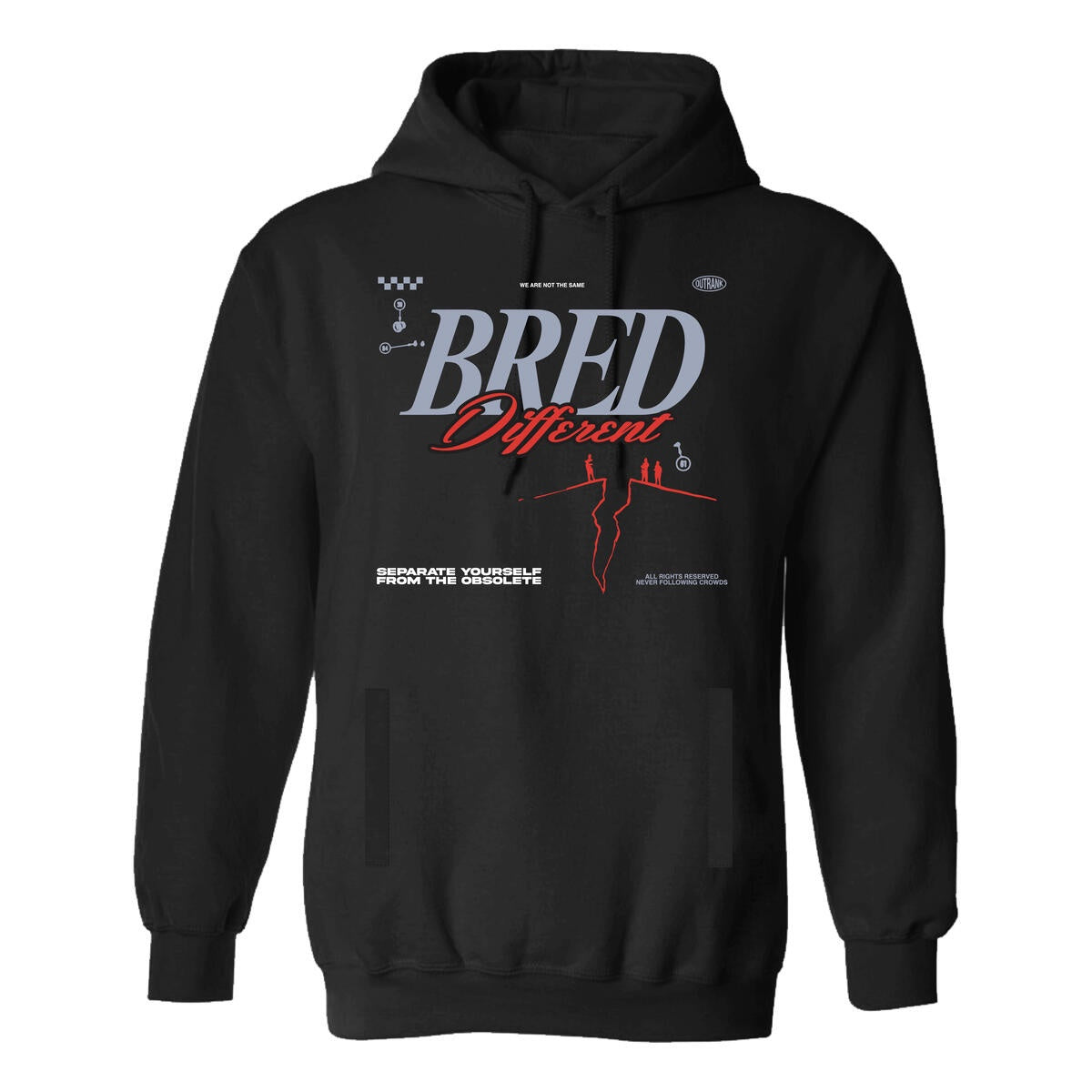 OUTRANK MEN BRED DIFFERENT HOODIE – D2ICHI - Official Store for Premium ...