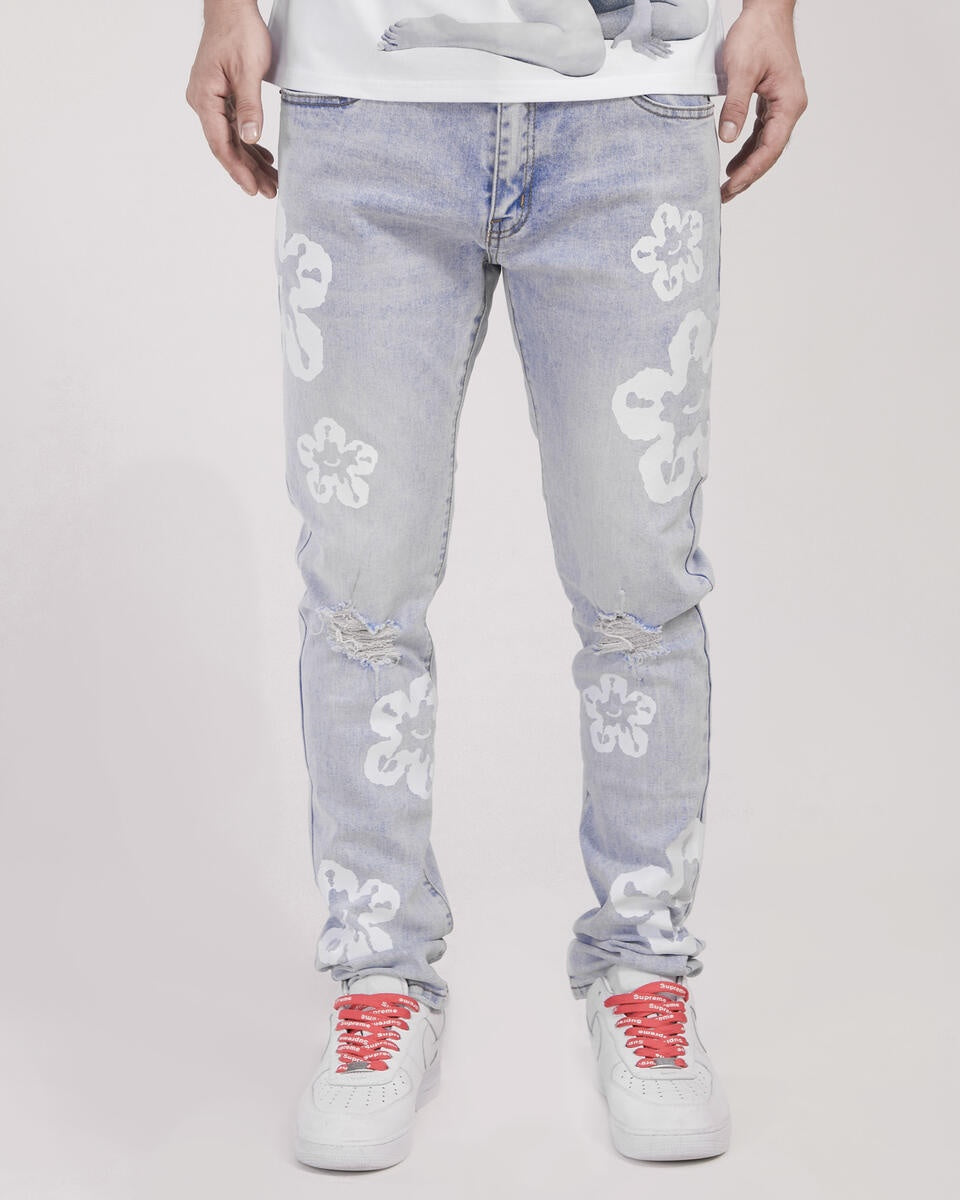 ROKU STUDIO MEN TEAR DRIP DENIM PANTS – D2ICHI - Official Store for ...